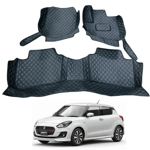 Suzuki Swift 2022 7D Floor Mats | 3 Pcs | Swift Best Floor Mats – New ...