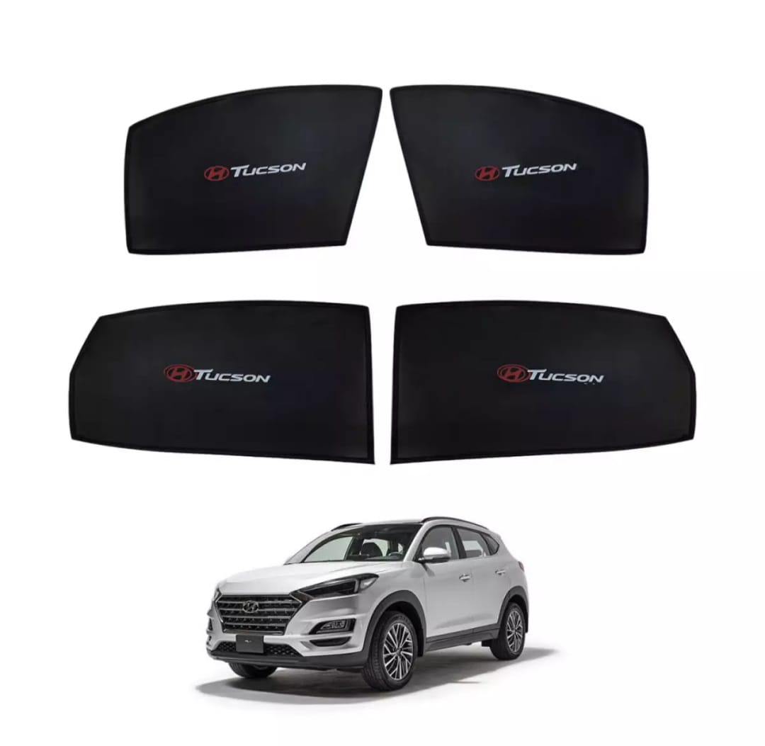 Hyundai Tucson Sun Shades With Logo - 4 Pcs – New Modern Auto